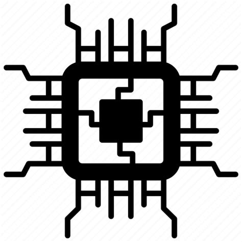 Intelligence Data Chip Storage Microchip Icon Download On Iconfinder