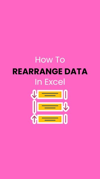 How To Rearrange Data In Excel Shaveta Khullar Posted On The Topic Linkedin