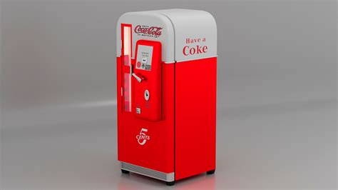 Coke Fridge Model Turbosquid 2055015