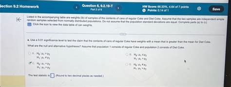 Solved Listed In The Accompanying Table Are Weights B Of Chegg