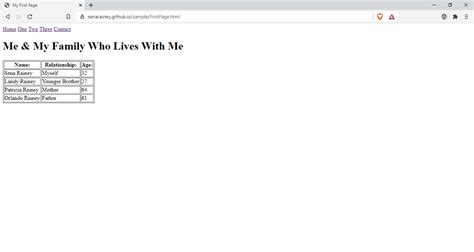 HTML First Page Behance