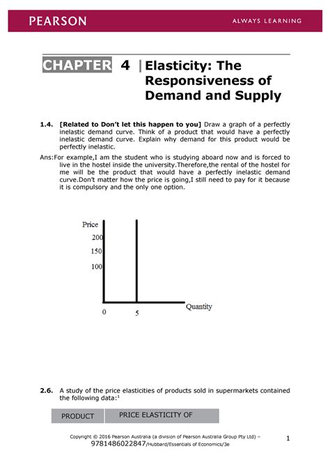 Chapter 4 Demand And Elasticity Worksheet Printable Word Searches