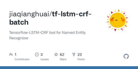 GitHub Jiaqianghuai Tf Lstm Crf Batch Tensorflow LSTM CRF Tool For Named Entity Recognizer