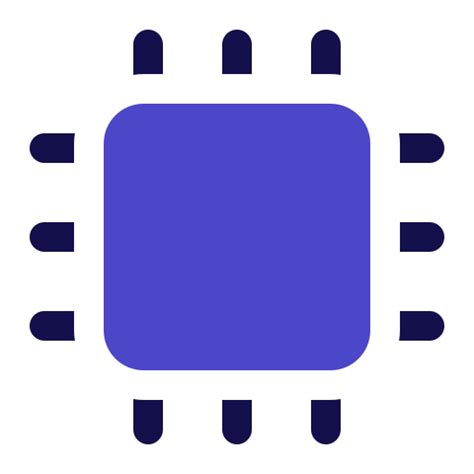 Processor Generic Blue Icon