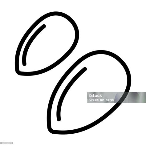 가는 선 스타일의 시딩 아이콘입니다 벡터 일러스트 레이 션 그래픽 디자인 0명에 대한 스톡 벡터 아트 및 기타 이미지 0명 검은색 고립 색상 Istock