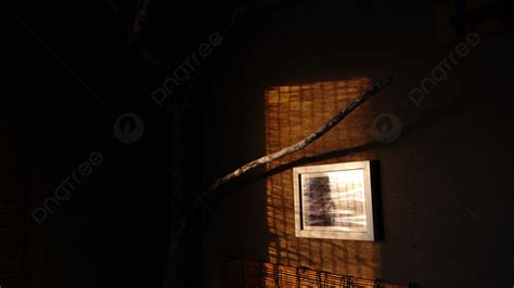 고화질 빛과 그림자 방 벽화 조각 배경 벽화 나뭇가지 나무가지 배경 일러스트 및 사진 무료 다운로드 Pngtree