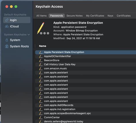 How To Find Saved Passwords Using The Macos Keychain App