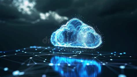 Simple Depiction Of Cloud Database Synchronization Stock Illustration Illustration Of