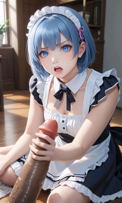 Rule 34 Ai Generated Blue Eyes Blue Hair Cock Dick Disgusted