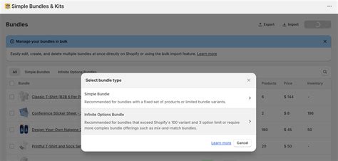 Building A Bundle With Variant Options And Nested Product Variants