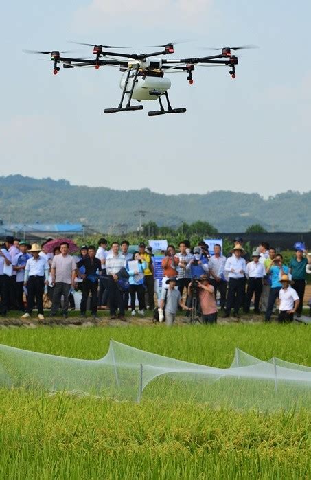 충청북도농업기술원 무인항공 농약 살포 시연회 개최 Rpm9 전자신문엔터테인먼트