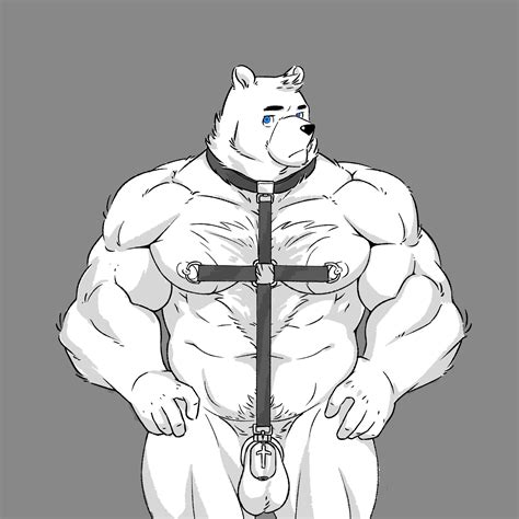 Rule 34 Anthro Areola Balls Bear Biceps Biped Chastity Cage Chastity