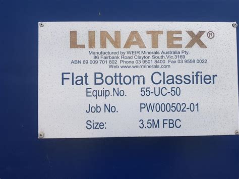 Used Linatex 3 5m Sand Washing Plant In Jandakot Wa