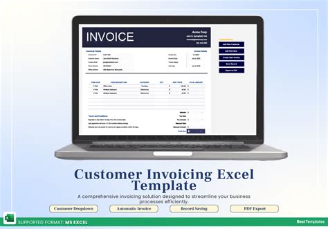 Customer Invoicing Excel Template Best Templates
