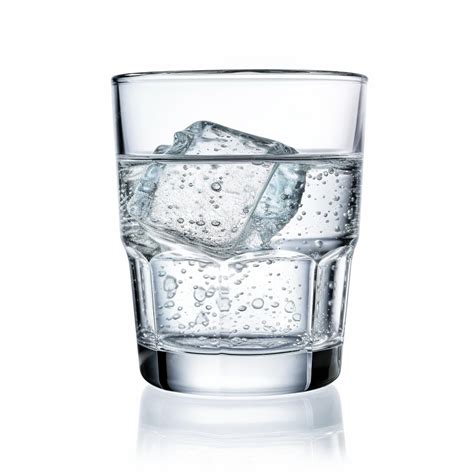 Premium Ai Image Cup Of Water On White Background Generative Ai