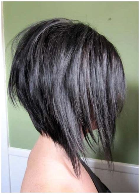Short Angled Bob With Layers