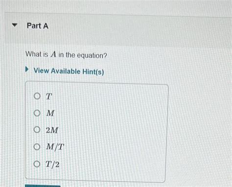 Solved The Graph Shows The Position X Of An Oscillating