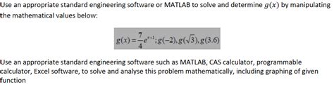 solved use an appropriate standard engineering software or