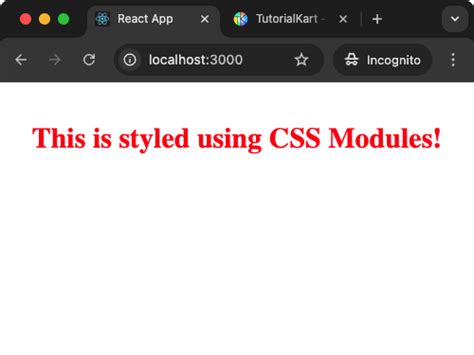 React Css Styling