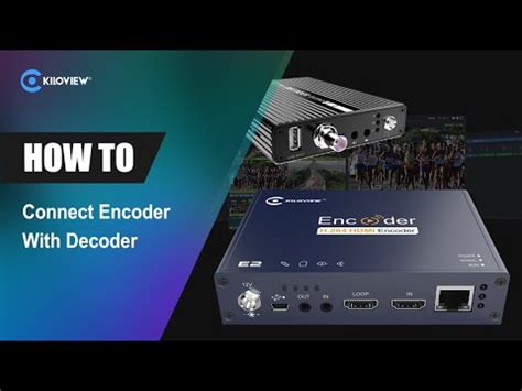 How To Connect Encoder With Decoder YouTube
