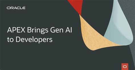 youssef daoud on linkedin oracle apex s new genai powered low code innovations enable