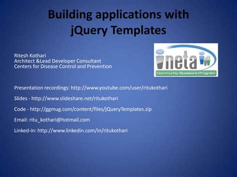 Jquery Templates Pptx