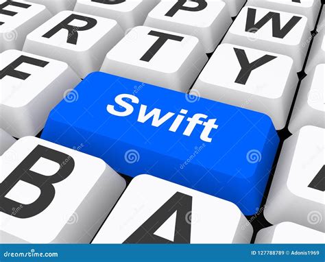 Blue Swift Button Stock Illustration Illustration Of Blue 127788789
