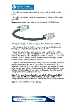 Cisco Stack Power Technology For Cisco Catalyst 3850 Switches PDF