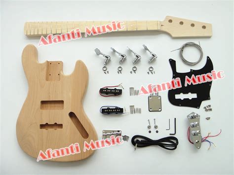 Afanti Music Bass Guitar Kit Diy Electric Bass Kit Abk 002 Bass Guitar Kit And Electric