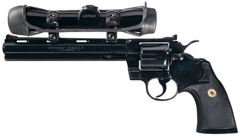 Colt Python Hunter Double Action Revolver With Leopold Scope