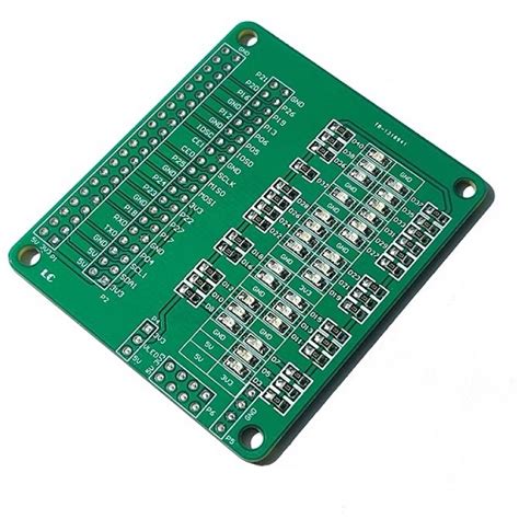 Placa Adaptadora Led Gpio Para Raspberry Pi Didácticas Electrónicas Id
