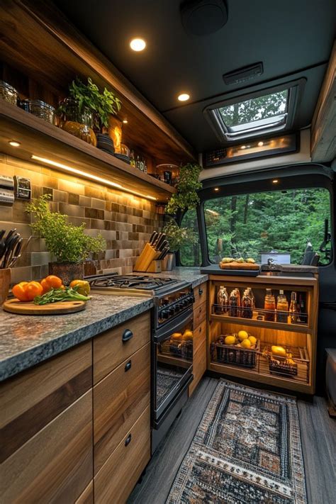 Mercedes Sprinter Van Interior Concept Sprinter Van Galley Kitchens
