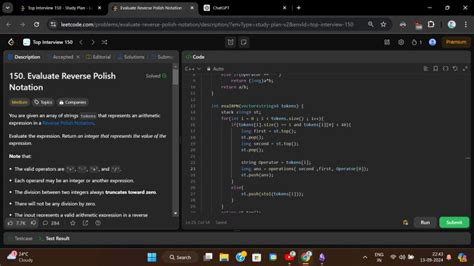 manav saini on linkedin day45 100daysofcode leetcode reversepolishnotation techjourney…