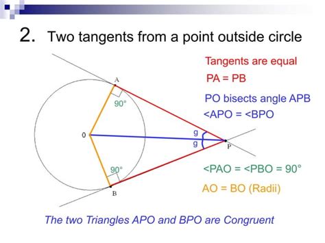 Circles And Angles Theorems Math Lessonppt