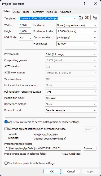 Unable To Use Nvenc In Voukoder Pro 2010 On Vegas Pro 21 Bug