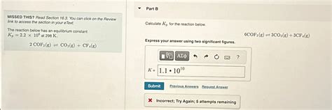 Solved Part Bmissed This Read Section 16 3 ﻿you Can Click