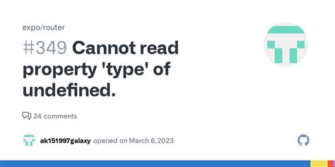Cannot Read Property Type Of Undefined · Issue 349 · Exporouter