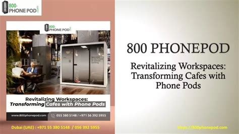 Ppt Revitalizing Workspaces Transforming Cafes With Phone Pods
