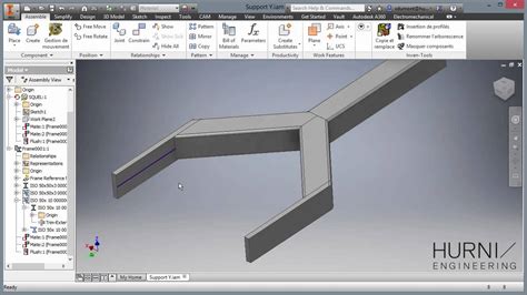 Autodesk Inventor Frame Generator Mecano Soudé Youtube