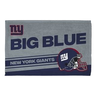 Nfl Ny Giants Play Action Fan Towel 35x60 On Sale Bed Bath