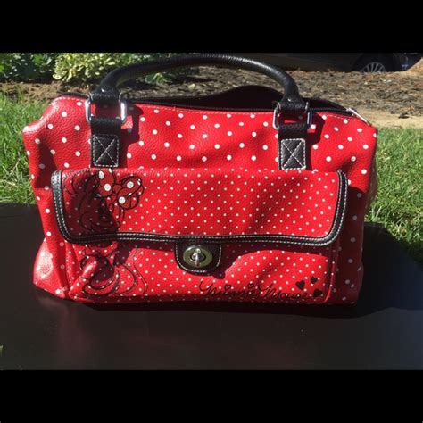 Disney Bags Disney Park Minnie Mouse Red Polka Dot Purse Poshmark