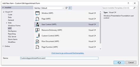 Lesson 9 Create A Custom Edit Appointment Form Legacy Wpf