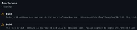 Github Actions Warnings · Issue 328 · Aiidalabaiidalab Docker Stack · Github