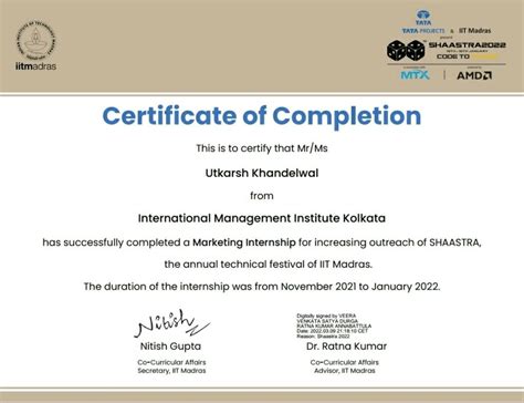 Utkarsh Khandelwal On Linkedin Marketinginternship Learningopportunity Thankyou