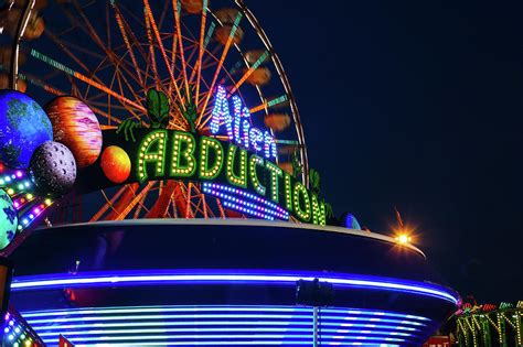 Alien Abduction Carnival Ride Photograph By Steven Bateson Fine Art