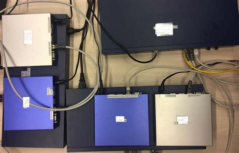 Picture Of The Testbed With Real Gptp Capable Switches Download