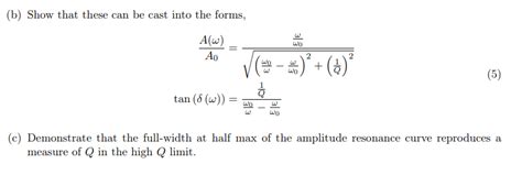 Solved Consider An LRC Series Circuit With Parameters L R Chegg