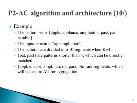Ppt Pipelined Parallel Ac Based Approach For Multi String Matching