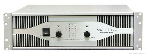 American Audio V 4000 Plus Stereo Power Amplifier Manual Hifi Engine