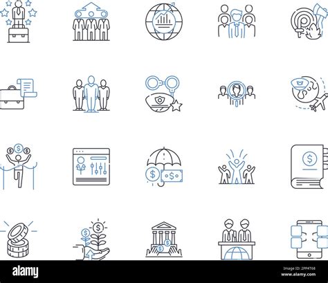 Cloud Marketing Line Icons Collection Scalability Flexibility Agility Integration